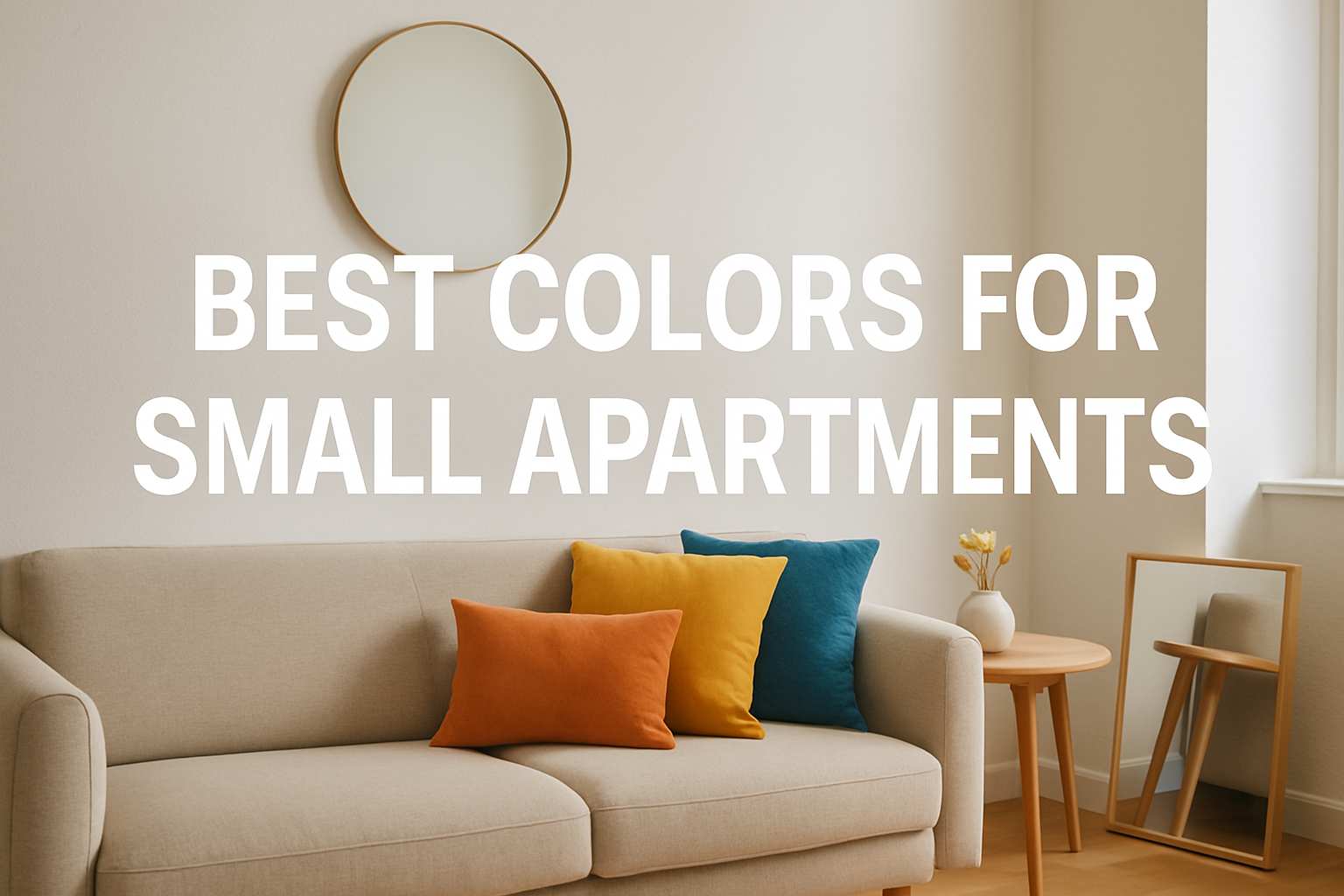 Best Colors for Small Apartments 2025: Paint Ideas to Make Tiny Rooms ...