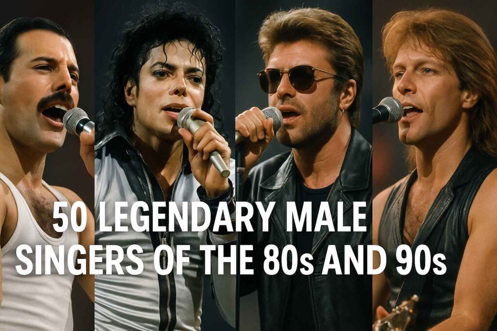 50 Legendary Male Singers of the 80s and 90s – Voices That Defined a ...